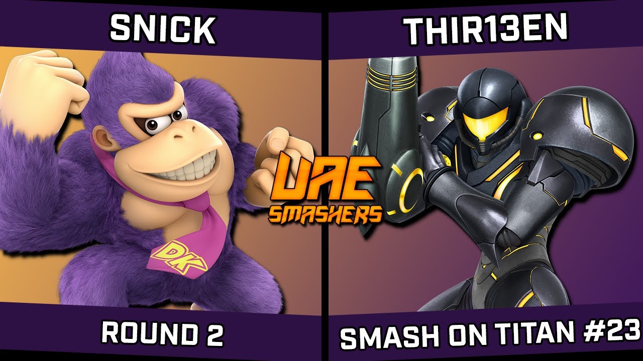 Snick (Donkey Kong) vs Thir13en (Ridley/Samus) - Smash on Titan #23 ...