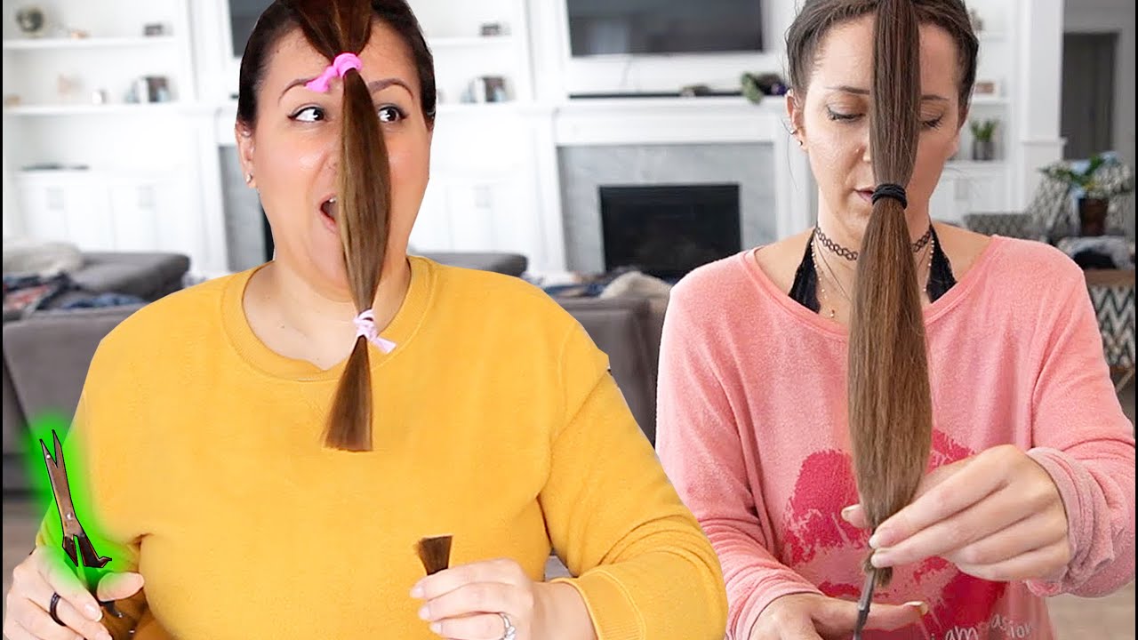 Jenna Marbles taught me how to CUT My Own Hair - YouTube