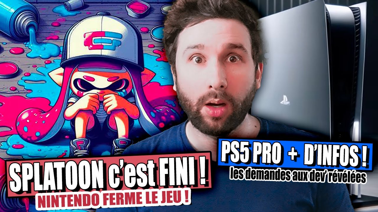 SPLATOON c'est définitivement TERMINÉ 😱 & PS5 PRO, on connait ce qui ...