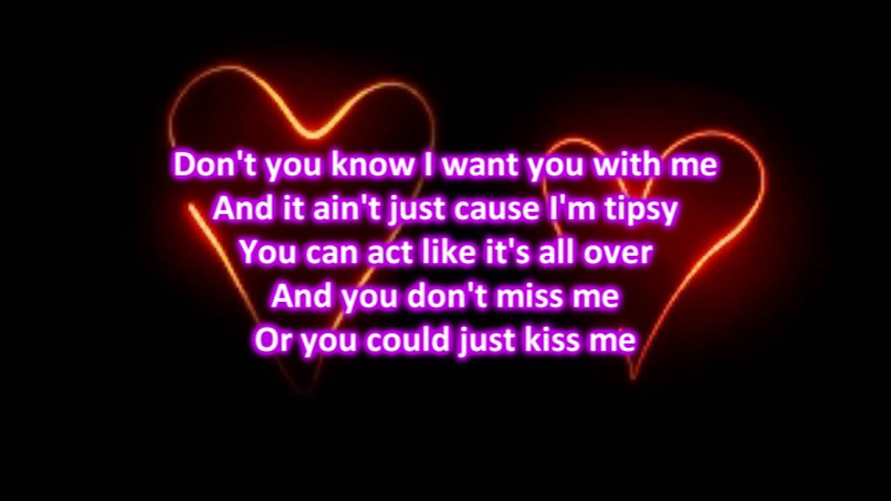 Lucy Hale - Kiss Me - Acoustic (Lyrics) - YouTube