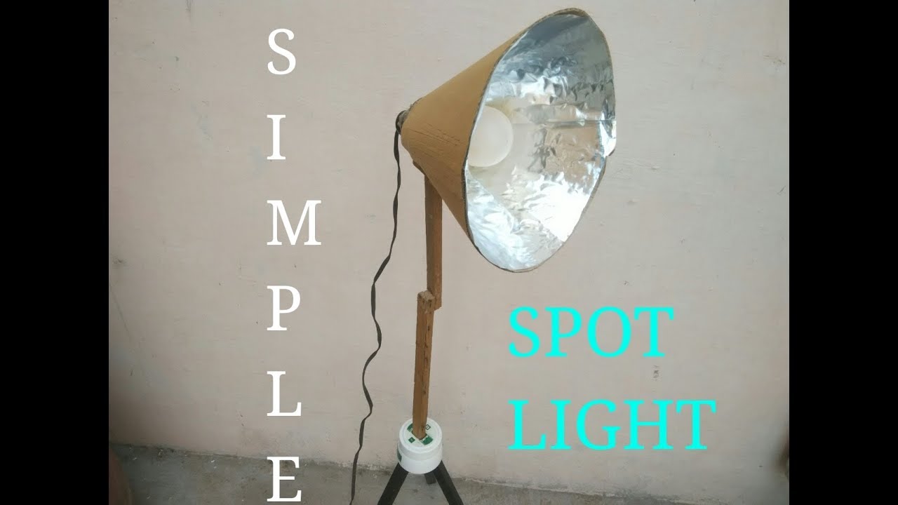 how to make spot light at home for youtube videos - YouTube