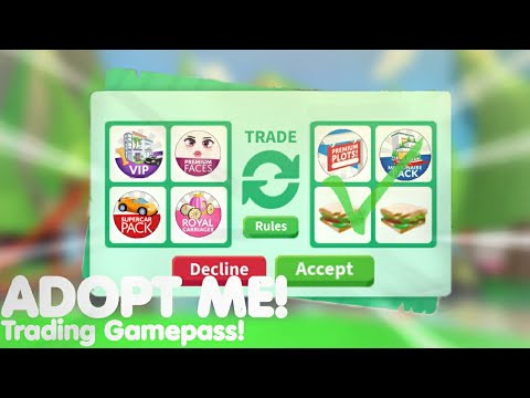 Trading Game Passes Are Here!! Adopt Me! concept - YouTube
