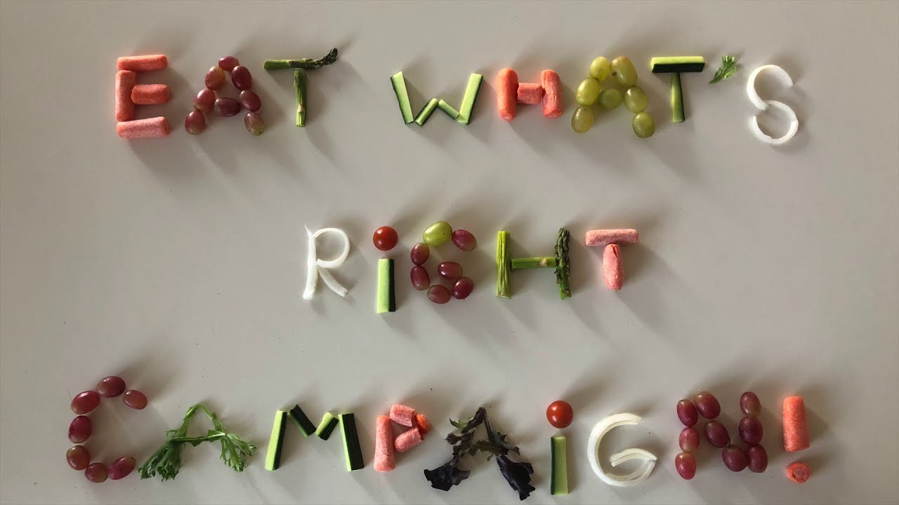 Eat What's Right Campaign - YouTube