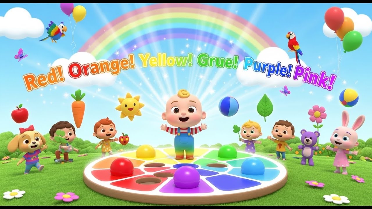 Let’s Learn The Colors | Fun Colors Song for Kids | Nursery Rhyme - YouTube