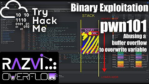 Binary Exploitation PWN101 (PWN tutorial, guided walkthrough) - YouTube