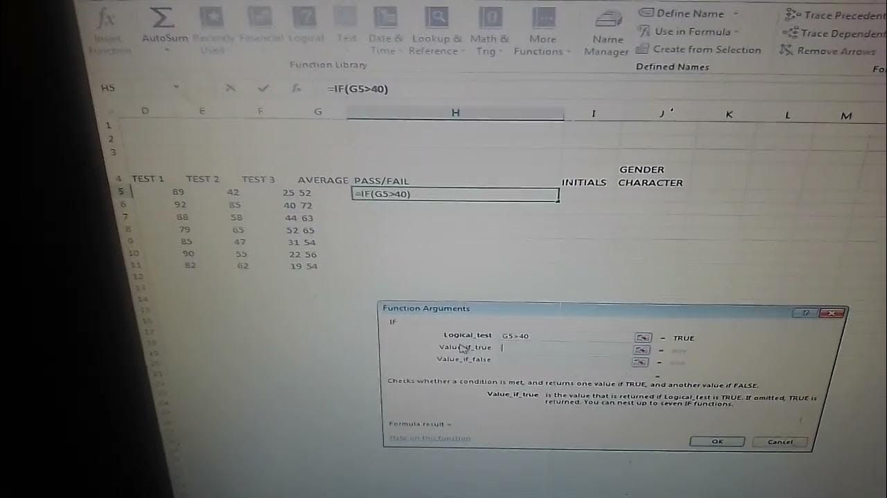 IF FORMULAS FOR [{PASS/FAIL}] - YouTube