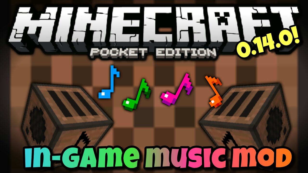 [0.14.0] Minecraft PE - MUSIC IN MCPE! - In Game Music Mod Showcase ...