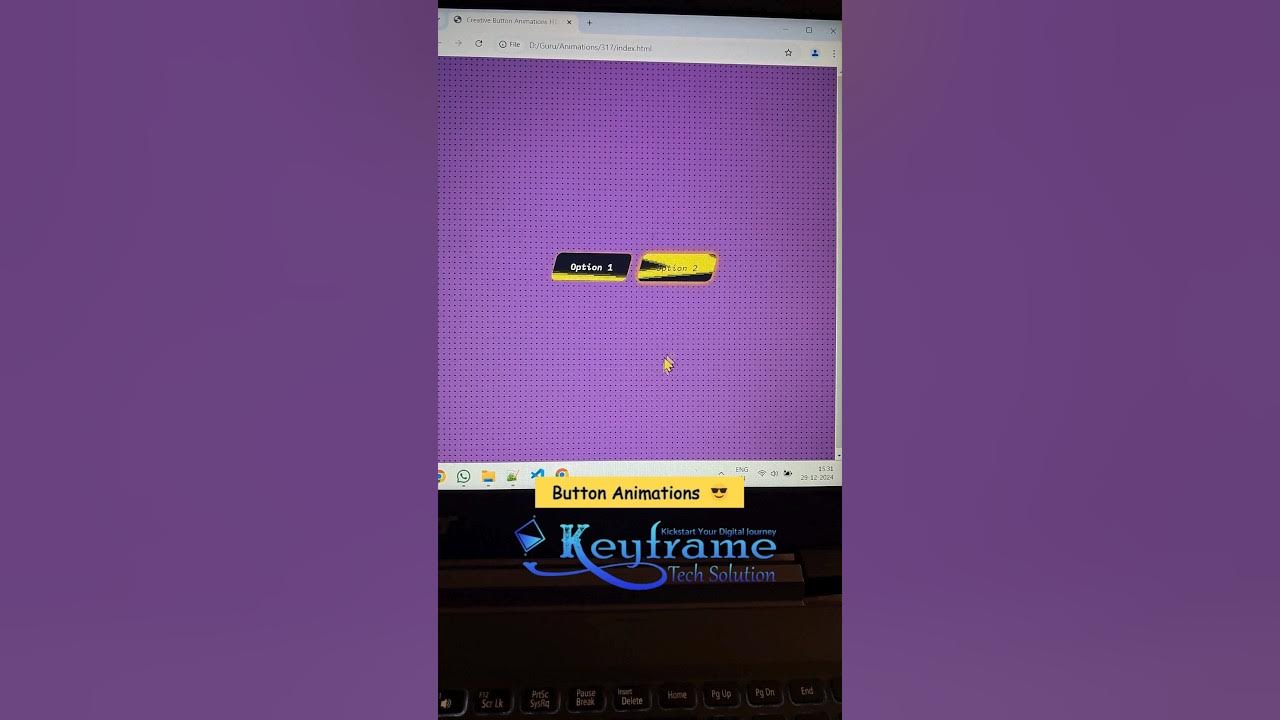 Creative Button Animations Html Css Htmlfullcourse Coding Python