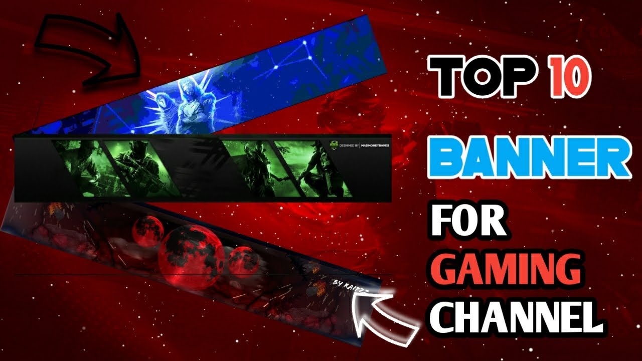 Top 10 Banner For Gaming Channel || Gaming Banner || #banner #gaming ...