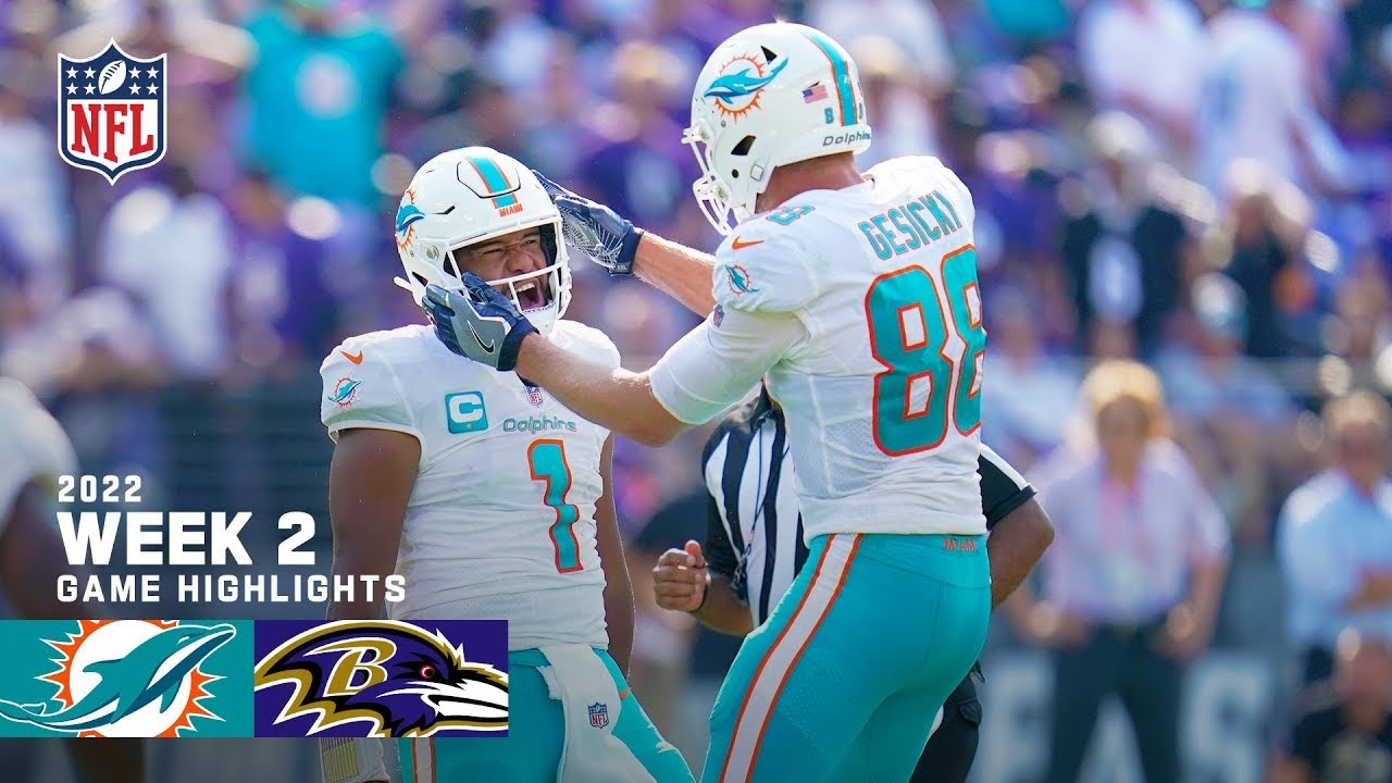 Baltimore Ravens vs. Miami Dolphins Full Highlights | NFL Week 2, 2022 ...