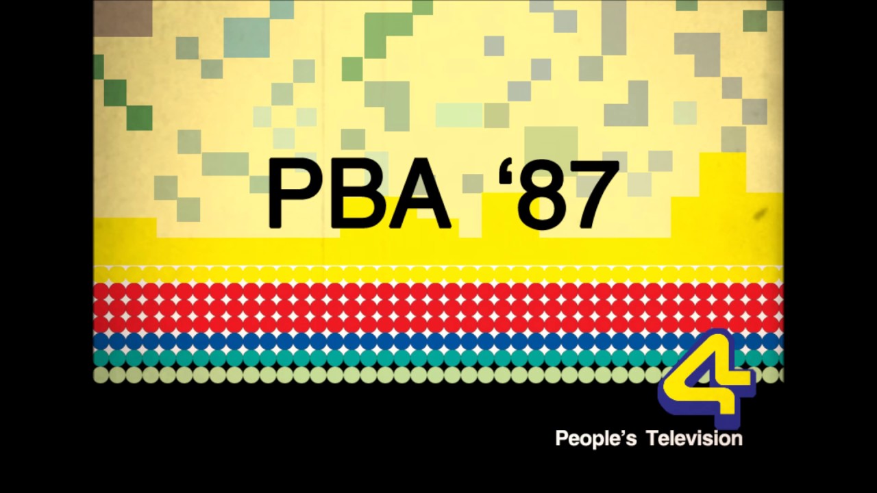 PBA '87 Bumper on PTV-4 (1987) - YouTube