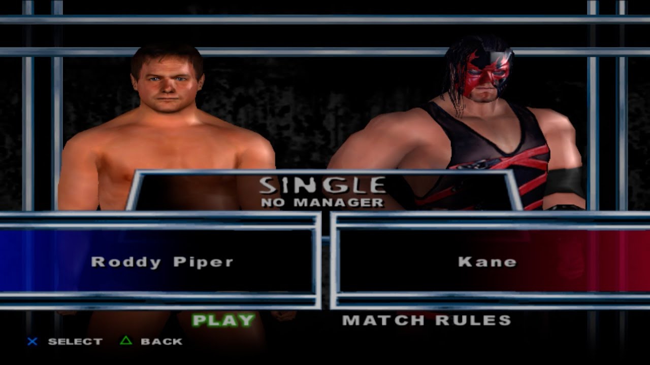 WWE SmackDown! Here Comes the Pain - Roddy Piper VS Kane (SINGLE) - YouTube