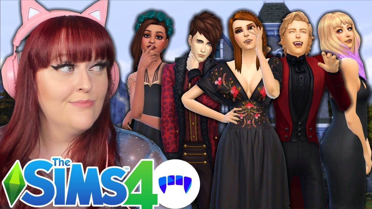 🧛🏻‍♀️ CHLOE'S VAMPIRE SQUAD! 🧛🏻‍♀️ | The Sims 4 Vampires Part 5 - YouTube