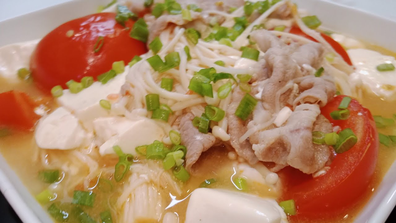 tufo with tomato|easy chinese recipe - YouTube