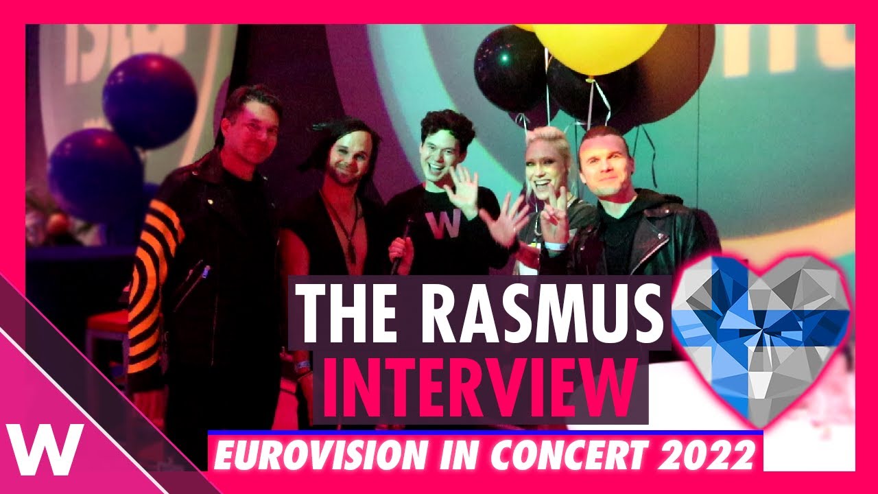 The Rasmus "Jezebel" (Finland 2022) INTERVIEW @ Eurovision in Concert ...
