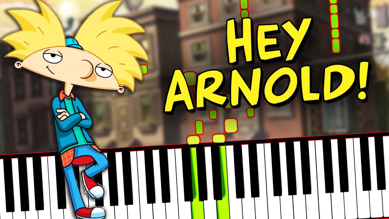 Hey Arnold! - Intro【Opening, OST, Theme Song】 Piano Tutorial (Sheet ...