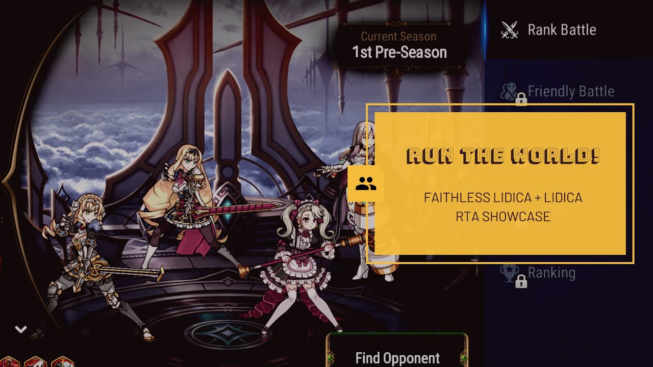 [Epic Seven] Run the World! Ep. 01 - Faithless Lidica + Lidica in World ...