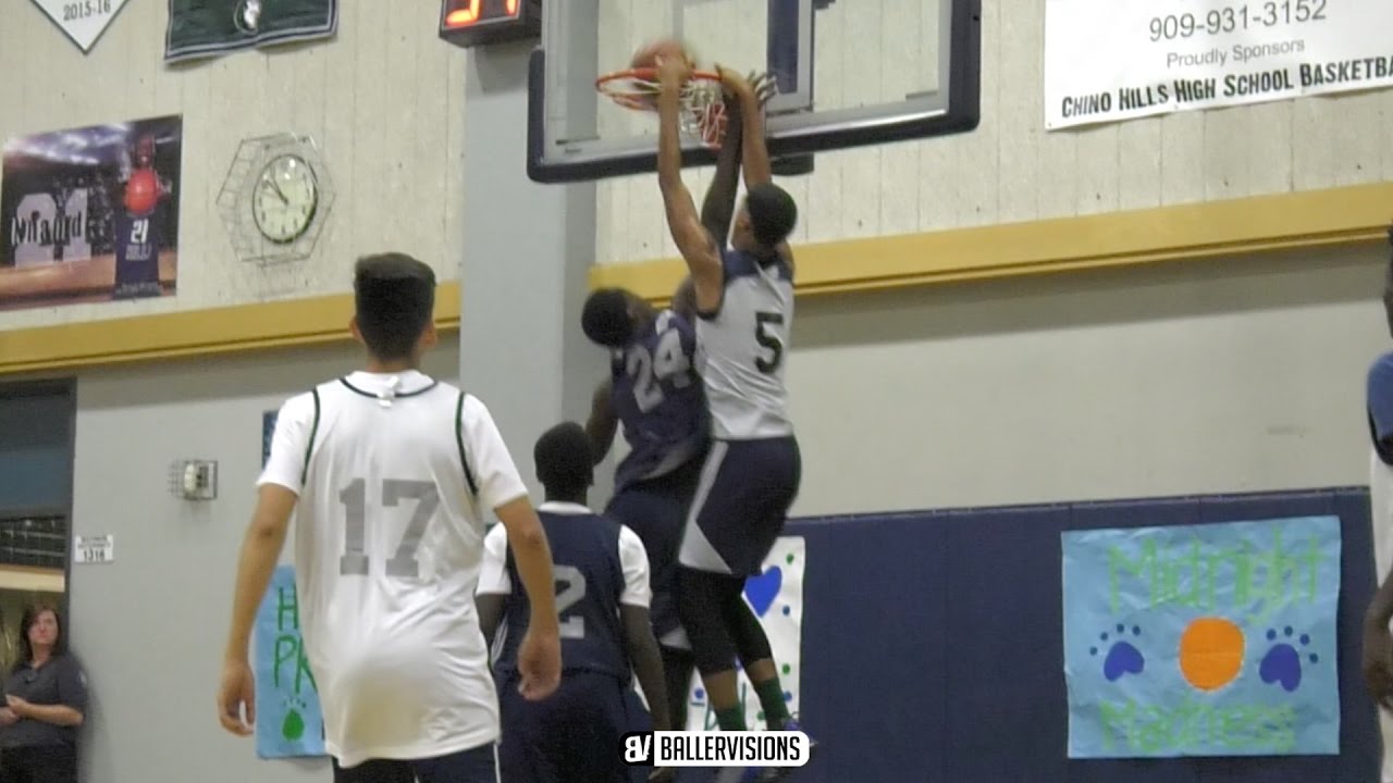 Chino Hills DOUBLE OT Midnight Madness Game! Andre Ball Tryna Dunk On ...