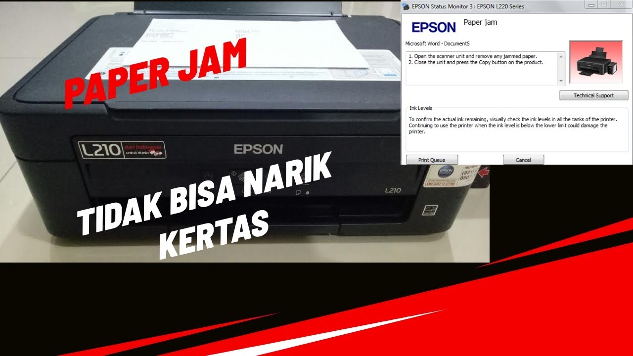 Memperbaiki Printer Epson Tidak Bisa Narik Kertas Paper Jam Printer memperbaiki-printer-epson-tidak-bisa-narik-kertas-paper-jam-printer