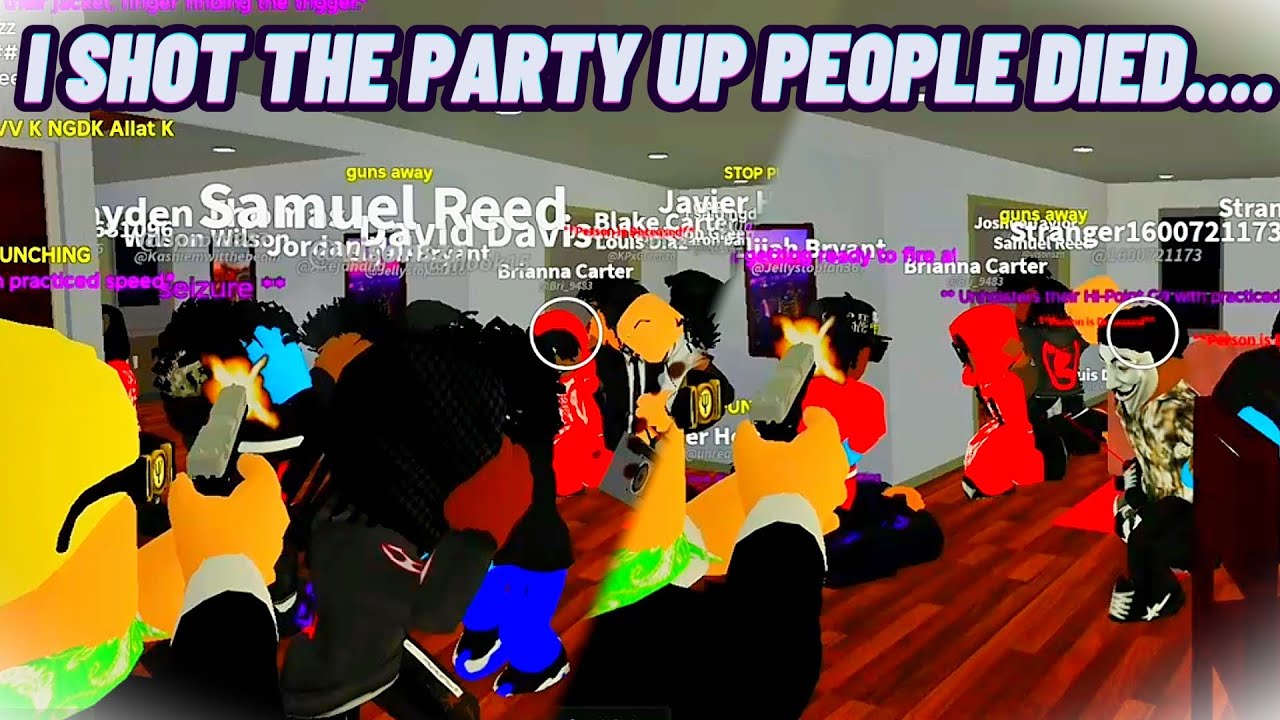 I SHOT A HOUSE PARTY UP....| Roblox Liberty Heights NYC - YouTube