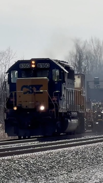 CSX 8350 Rail Carrier! #csx #railfans #railfan #railway #train #railways #trains - YouTube