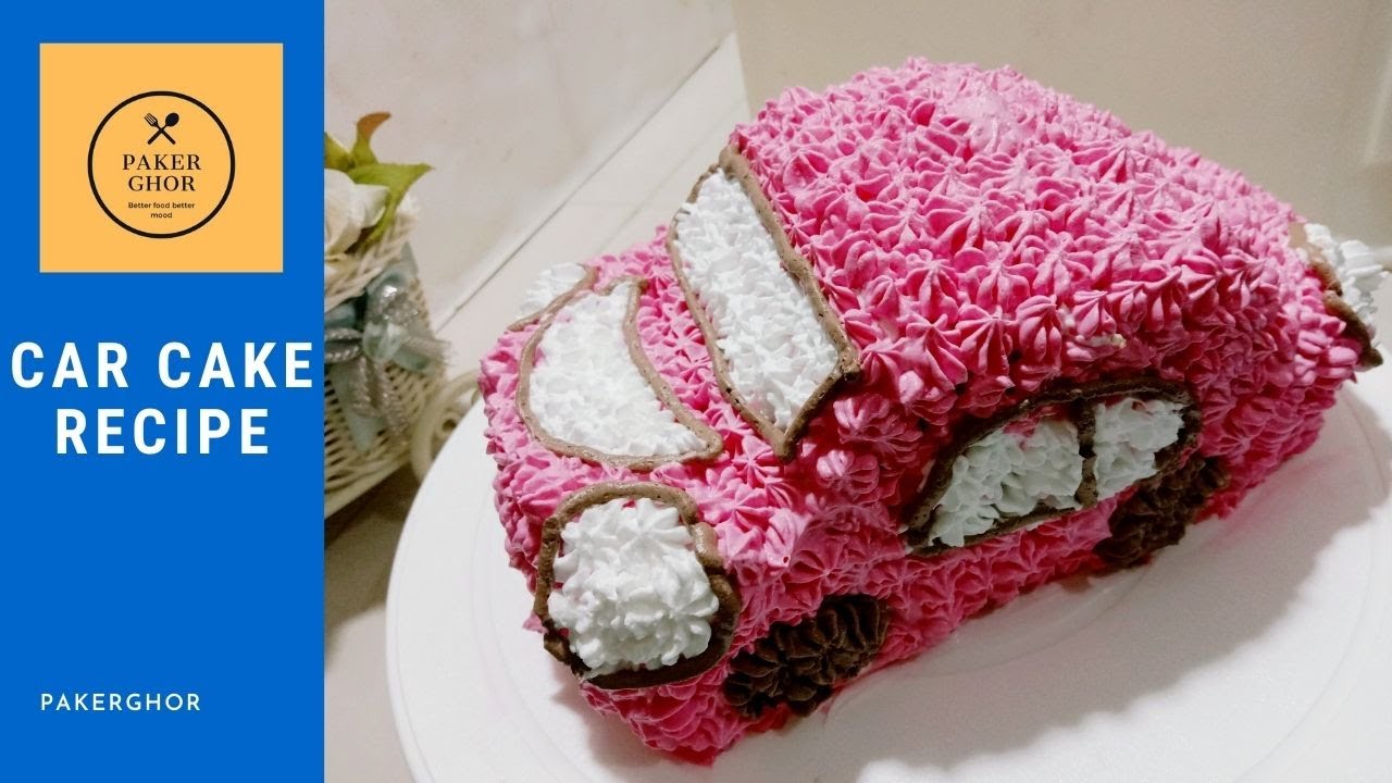 Car cake recipe | 3D car cake | Car cake tutorial | Car cake | Creative ...