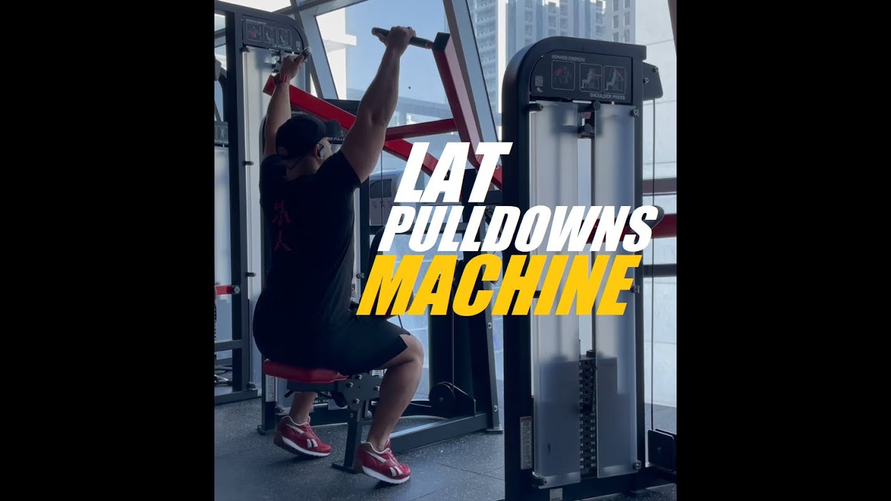 Machine Lat PullDowns (Back) - YouTube