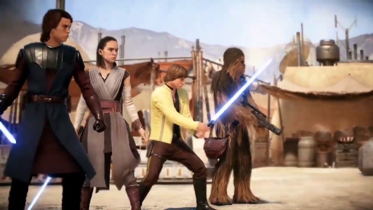 Anakin Skywalker in action part 3|STAR WARS BATTLEFRONT II - YouTube