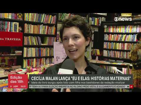 Cecília Malan - Cecília Malan lança no Rio 1º livro sobre maternidade