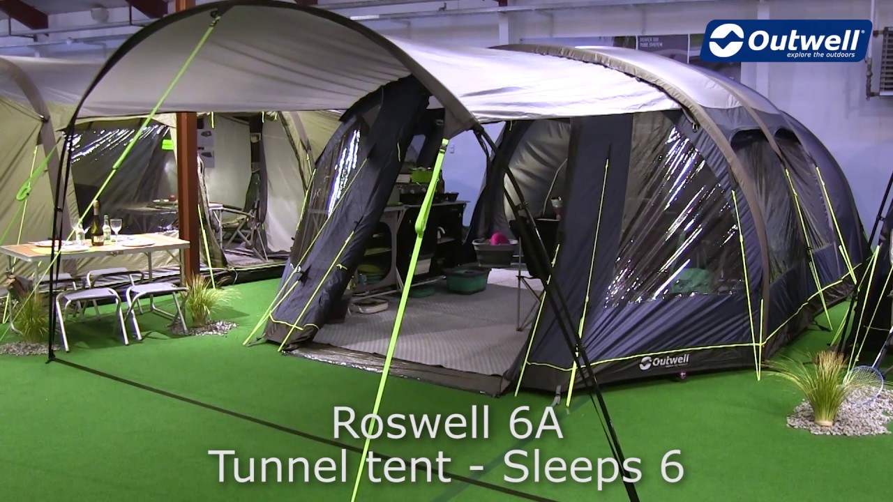 Outwell Roswell 6A Tent | Innovative Family Camping - YouTube
