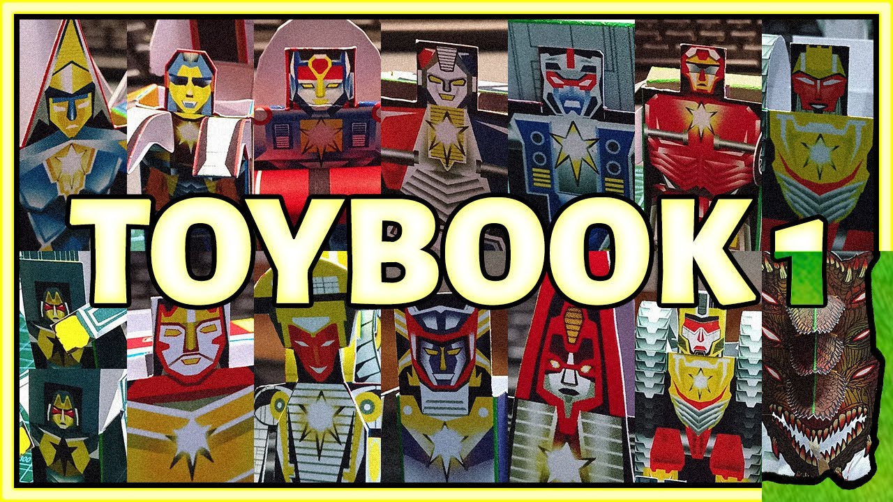 Foldabots Toybook 1 | Speed Build Marathon! | Jomike Tejido's Foldabots ...