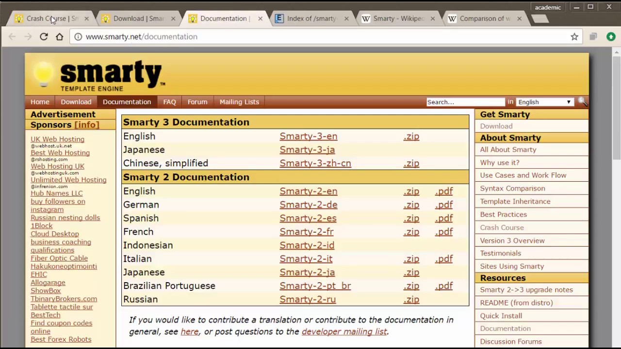 Smarty Engine Tutorial Getting Started With Smarty Php Youtube
