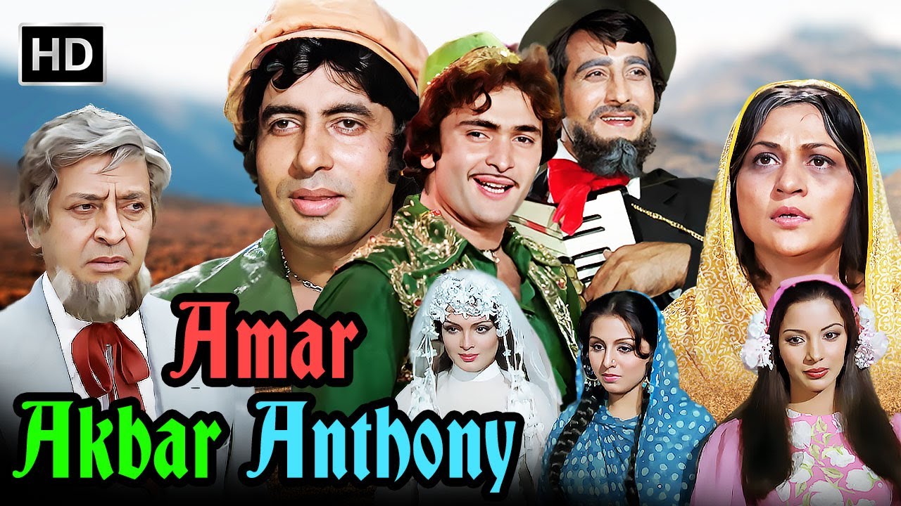 Retro Bollywood at Its Best! | Amar Akbar Anthony (1977) | Amitabh ...