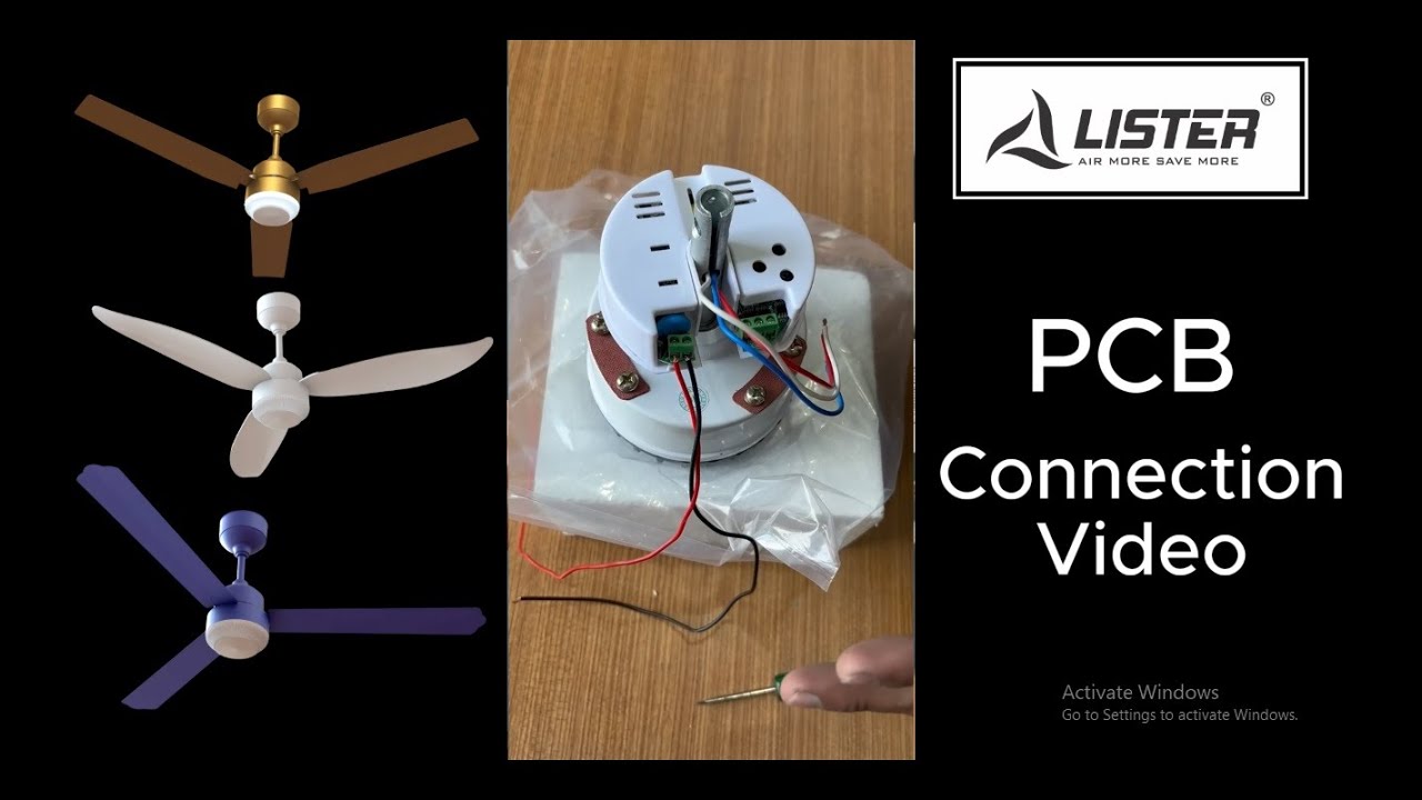BLDC Fan PCB Connection Guide - YouTube