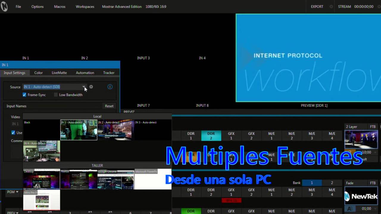 Tricaster: NDI Scan Converter - YouTube