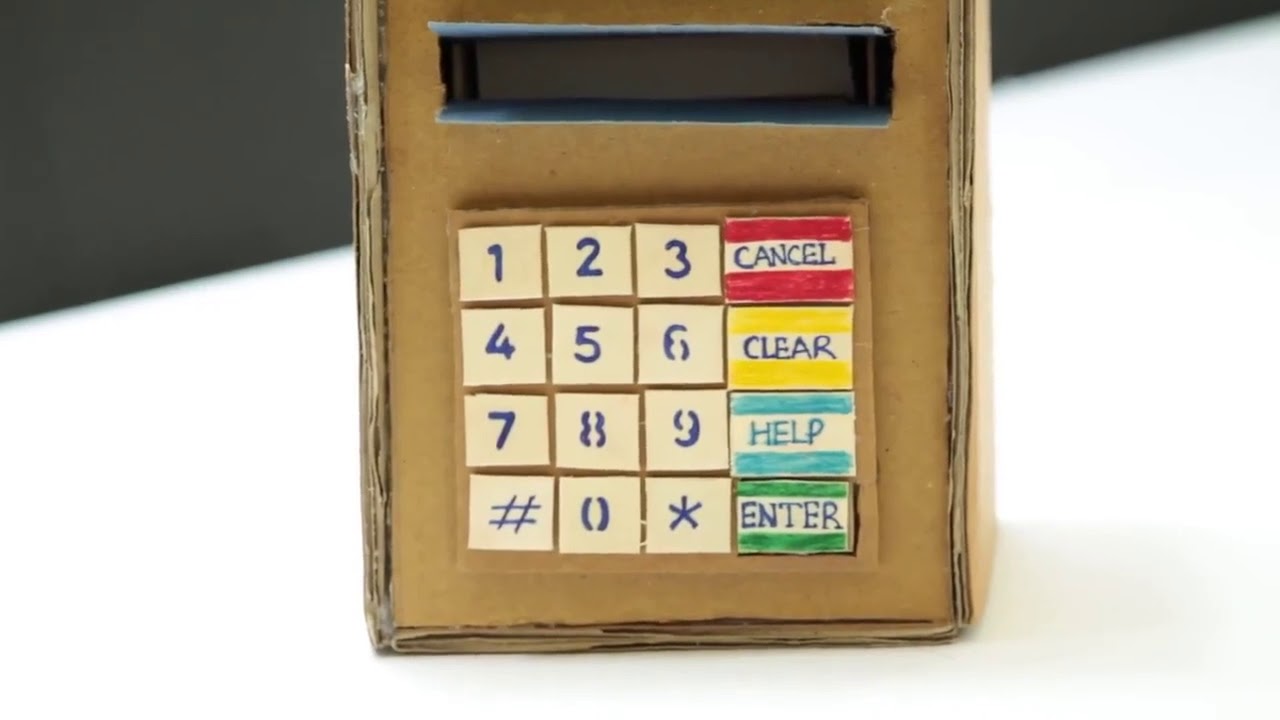 How to make simple atm at home - YouTube