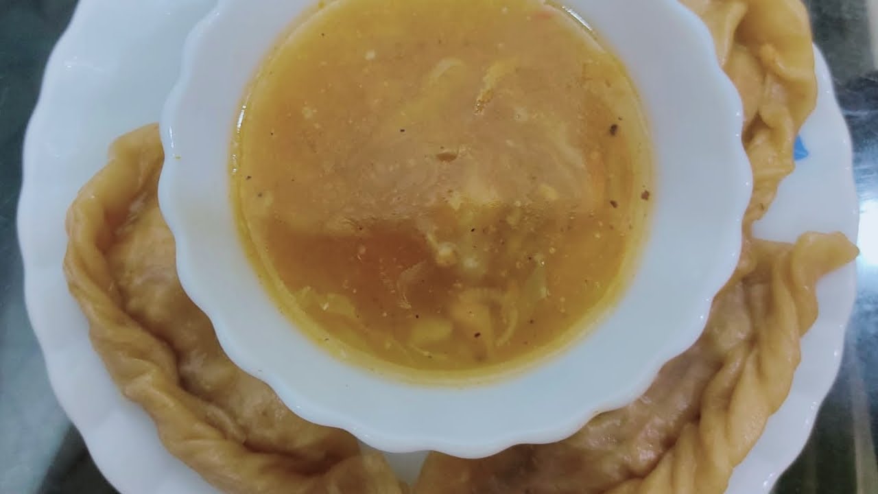 Chicken Momo With Soup| Steam Momo| How to make Chicken Steam Momo at ...