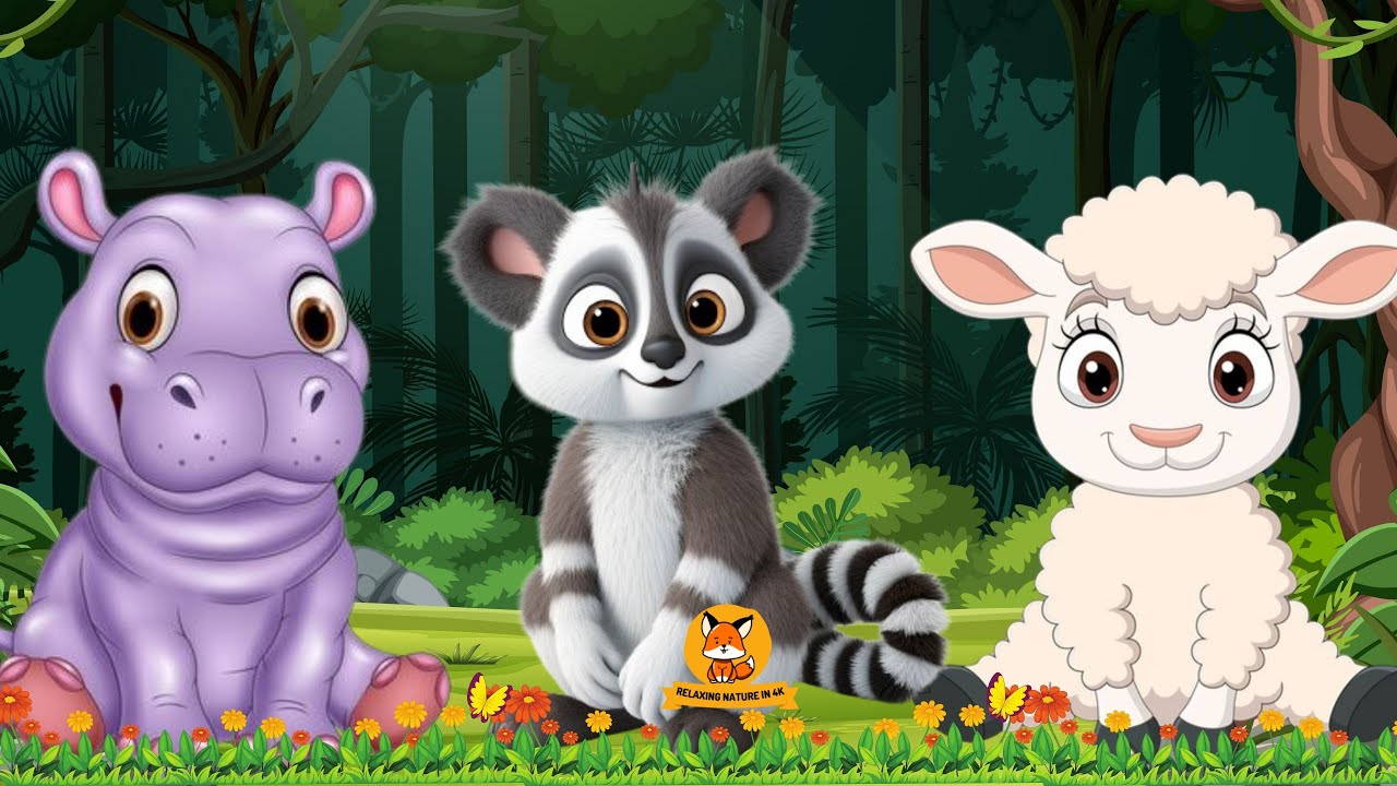 Lovely Animal Sounds: Lemur, Hippo, Sheep, Ant,... | Animal Moments ...