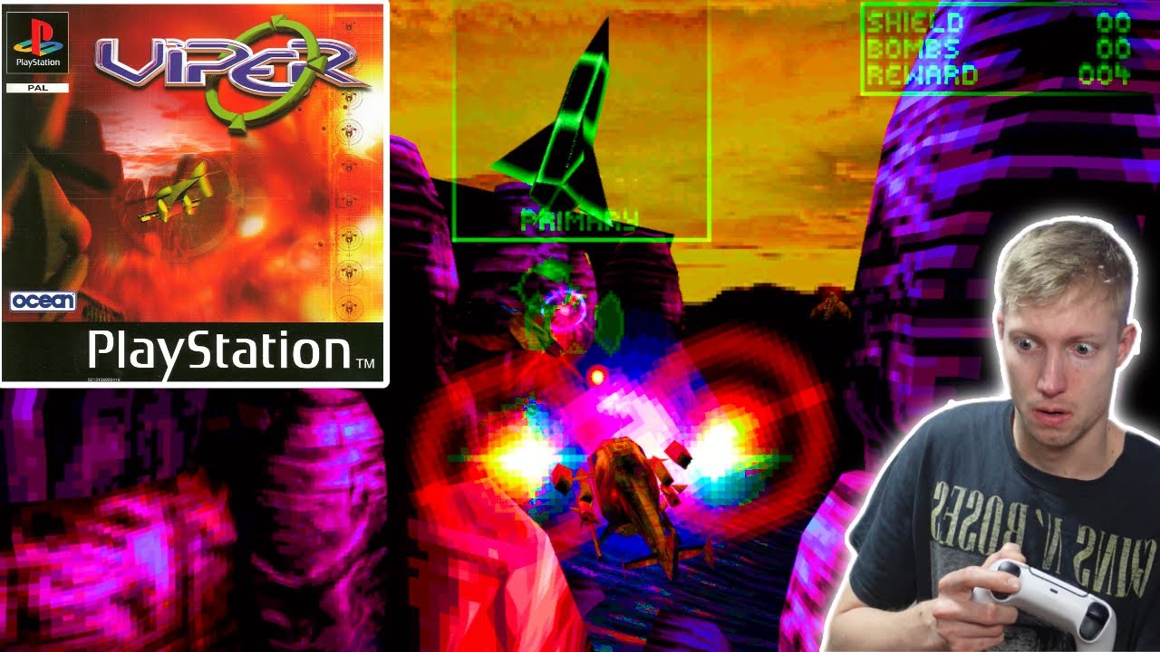 KONTRASTREICHER SHOOTER! Viper 🕹️ (PS1) Gameplay - Angezockt (1998 ...