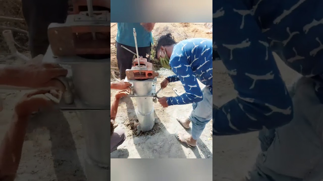 Hand pump fitting and platform installation ...... - YouTube