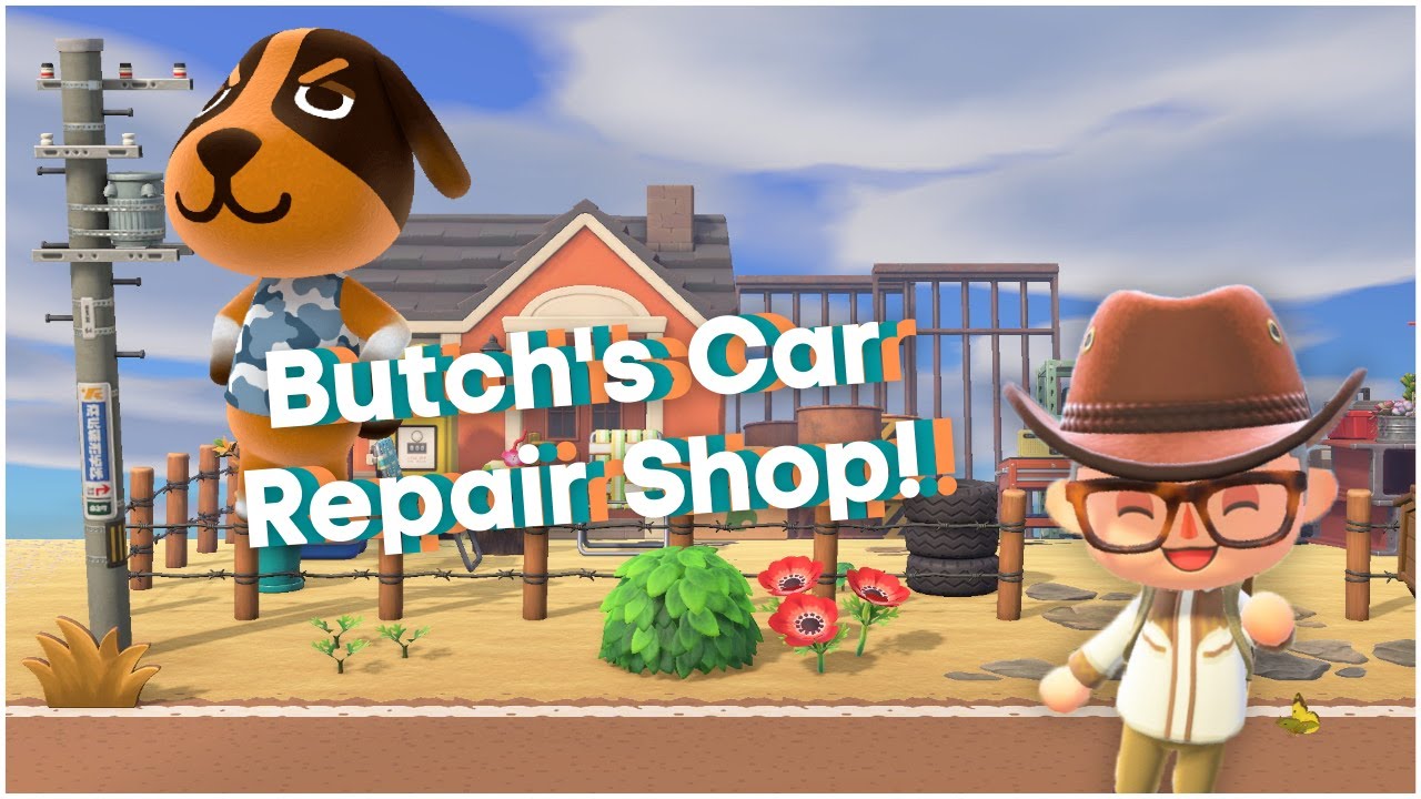 Butch's Wild West Car Shop | ACNH Speed Build | Quadratini Spring Pt 2 ...