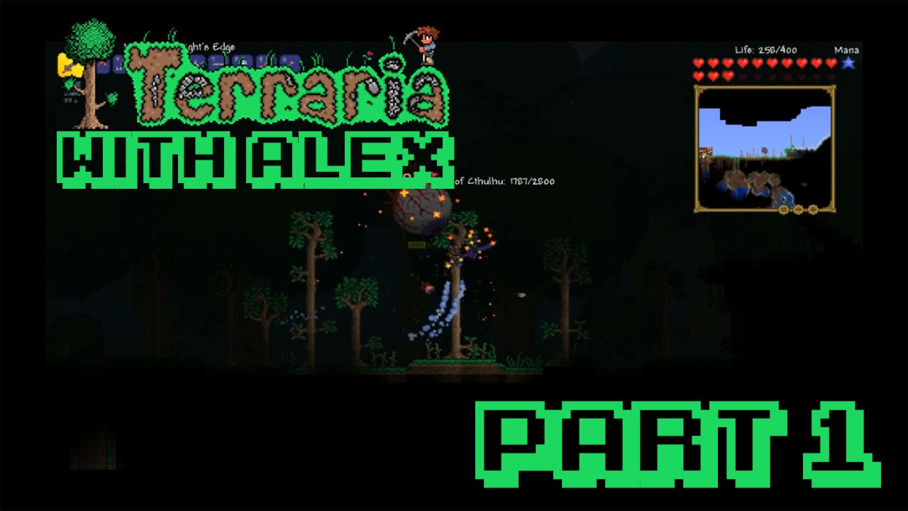 Terraria With Alex Episode 1 - Maneater - YouTube