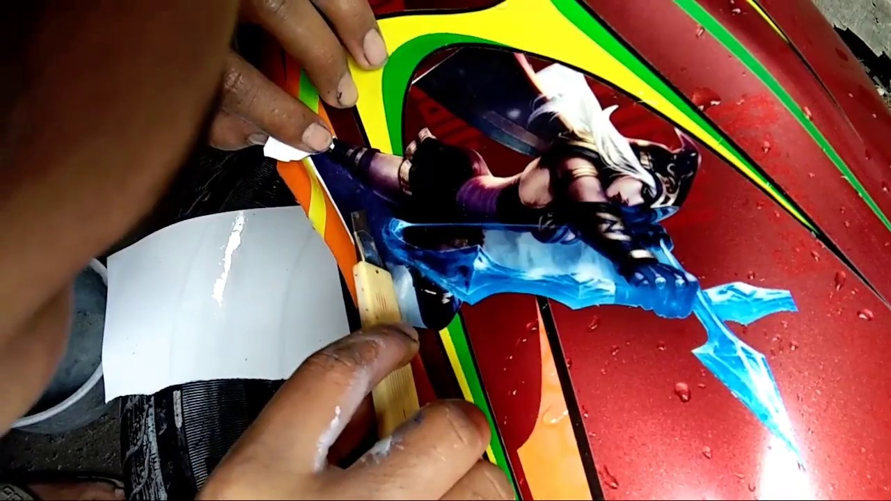 Cara airbrush kekinian dengan mudah - Tranfer Paper - YouTube