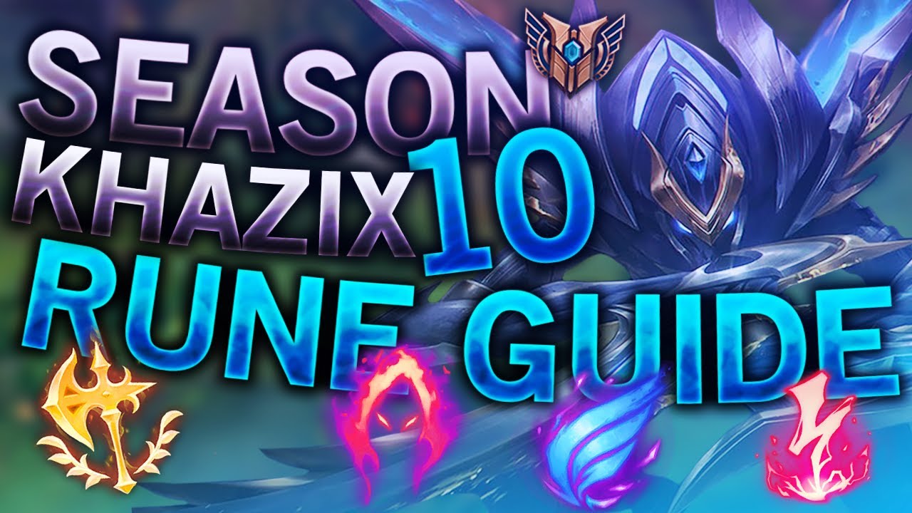 Best runes for kha zix jungle season 10 - YouTube