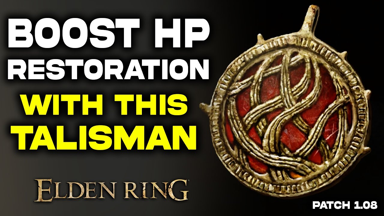 Boost HP Restoration With this Talisman in Elden Ring | How to Get ...