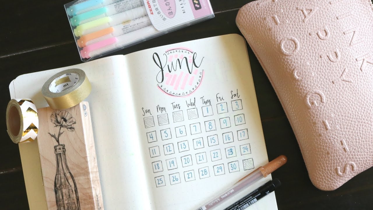 JUNE 2017 Plan With Me Simple Bullet Journal Setup YouTube june-2017-plan-with-me-simple-bullet-journal-setup-youtube