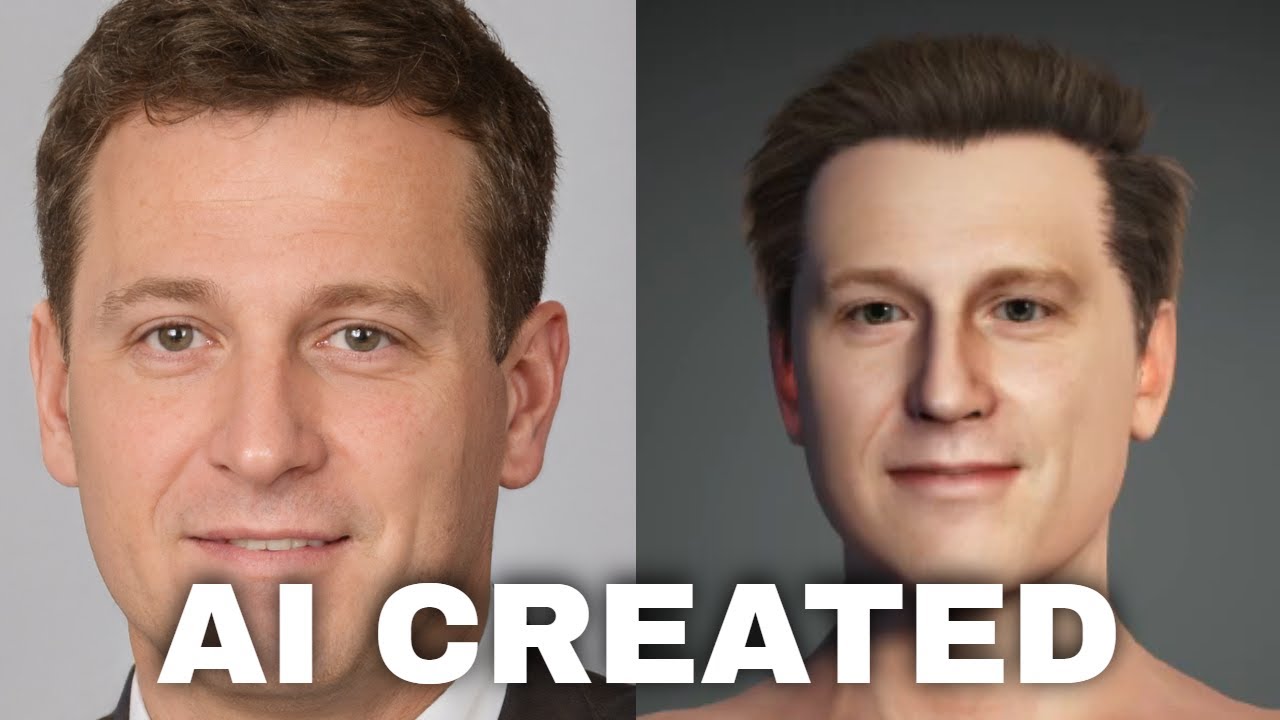 This person does not exist made into 3D model - YouTube