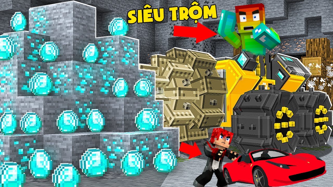 MINI GAME : SIÊU TRỘM KIM CƯƠNG MINECRAFT ** T GAMING VÀ VANH THỬ THÁCH ...