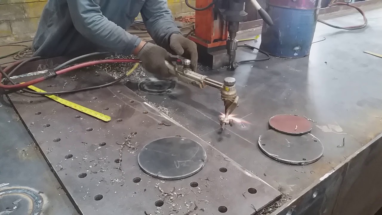 Manual cutting circle/ cara manual membuat lubang pada plat menggunakan ...