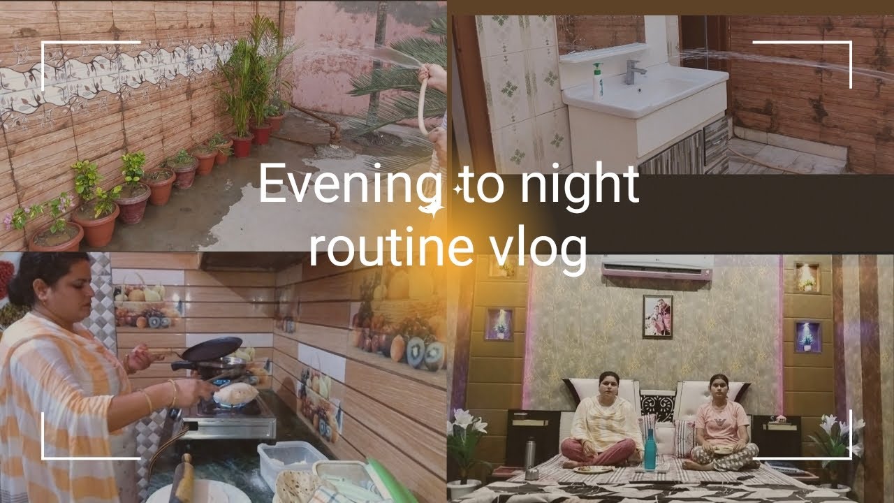 My evening to night routine vlog ll Mom and Muskan vlogs ll - YouTube